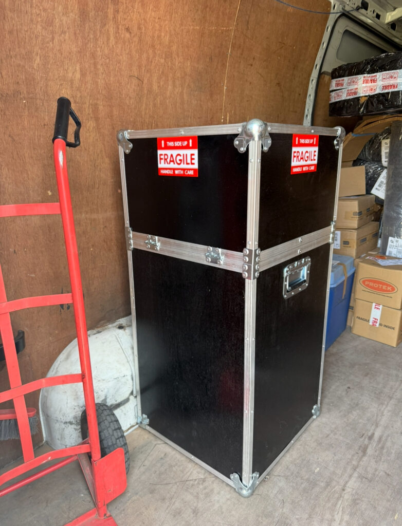 Unpacking – Glass Dome – enchanted rose hire